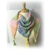 Loom Knitting Pattern Scarf Triangle Shawl Pattern by LoomaHat