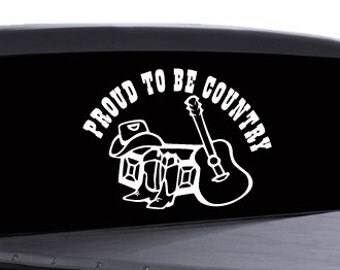 Country music decal | Etsy