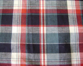 Madras fabric | Etsy