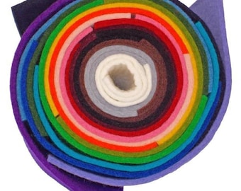 Felted wool fabric | Etsy