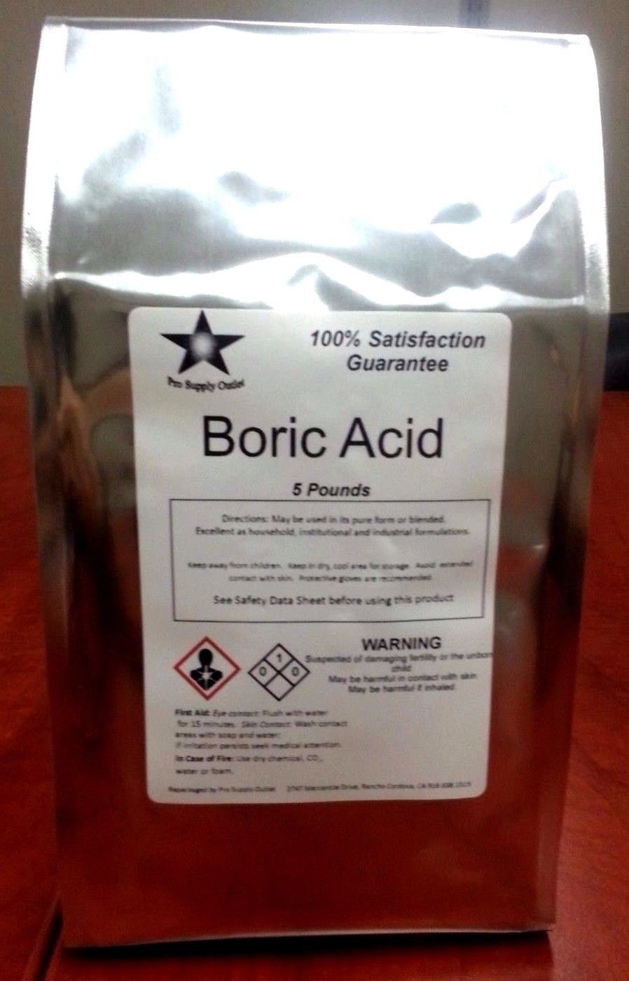 Boric Acid Orthoboric Acid Boracic Acid Choose Your Size