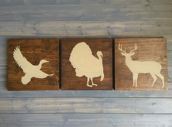 Duck Wood Sign Duck Sign Stained Hand Painted Choose
