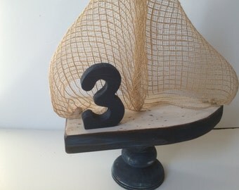 Sailboat centerpiece | Etsy