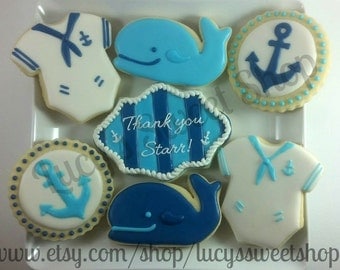 Anchor cookies | Etsy