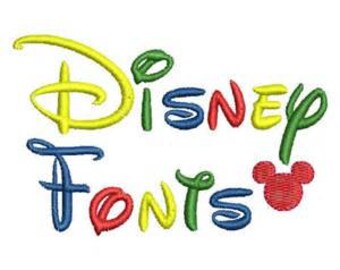 Machine embroidery fonts disney – Etsy