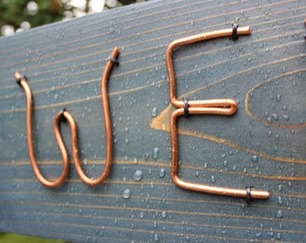 Unique custom copper sign related items | Etsy