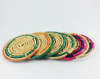 Straw coasters | Etsy