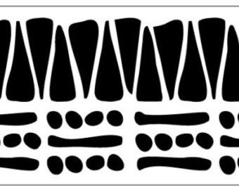 Pebble stencil | Etsy