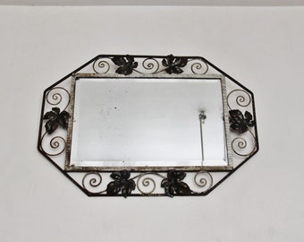 Wrought iron mirror | Etsy