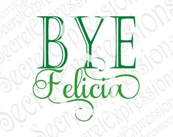 Bye felicia card | Etsy