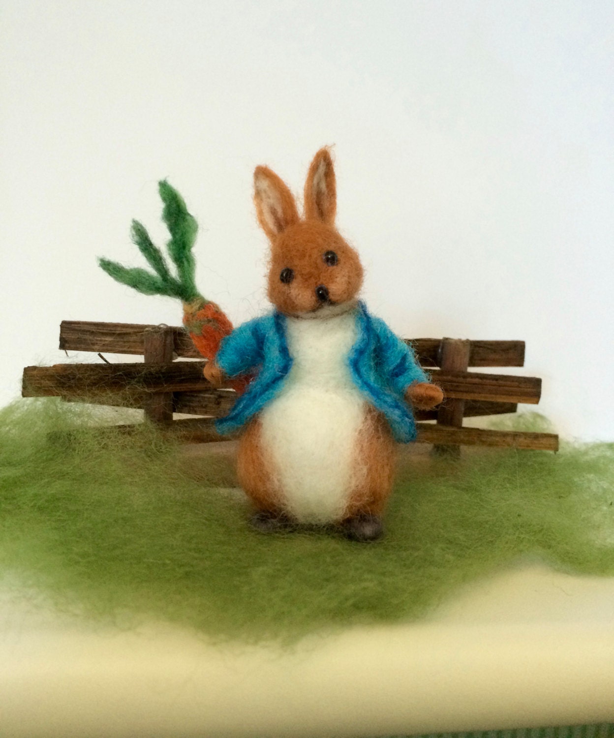 Peter Rabbit Needle felted rabbit Rabbit miniature