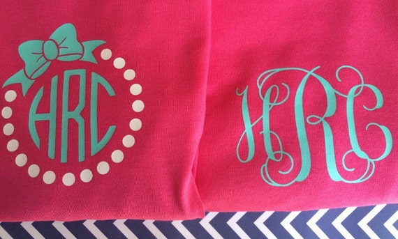 Set of 2 Classic Monogram Shirts Womens monogram clothing