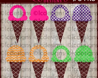 Ice cream cone svg | Etsy