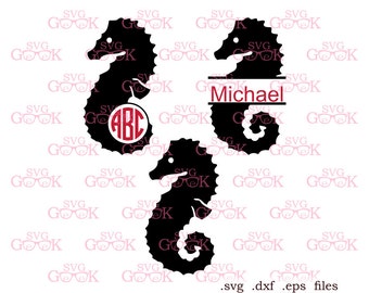 Seahorse silhouette | Etsy