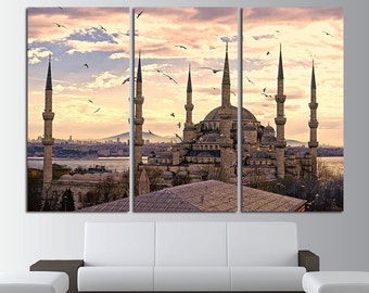 Istanbul wall art | Etsy