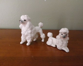 Poodle figurines | Etsy
