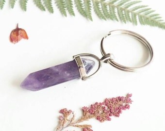 Crystal keychain | Etsy