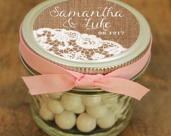 Burlap labels | Etsy