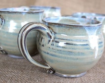 Popular items for wheel thrown mugs on Etsy