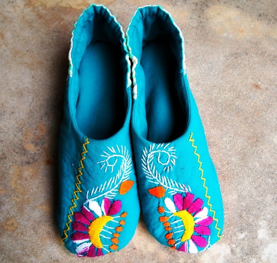 womens slippers boho shoes house slipper handmade by luluxo