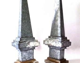 Metal obelisk | Etsy