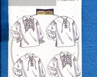 Pirate shirt pattern | Etsy