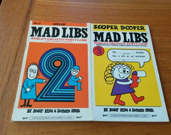 Mad libs | Etsy