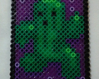 Perler bead card | Etsy