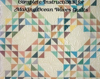 Ocean quilt pattern | Etsy