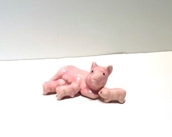 Unique pig figurine related items | Etsy