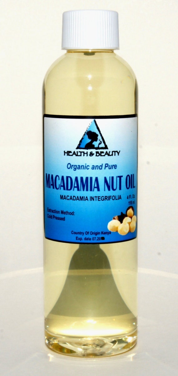 4 oz MACADAMIA NUT OIL Organic Carrier Cold by HBOilsCenter
