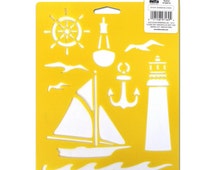 Unique nautical stencil related items | Etsy