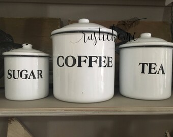Vintage canister set | Etsy