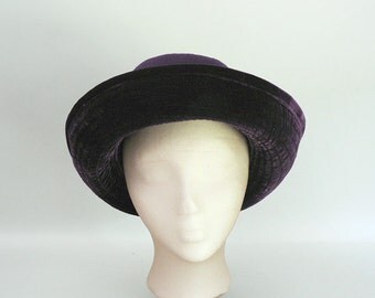 Turned up brim hat | Etsy