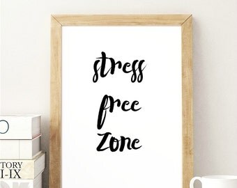 Stress free zone | Etsy