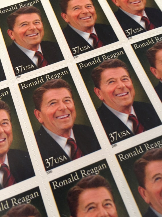 Ronald Reagan 37 cent postage stamps