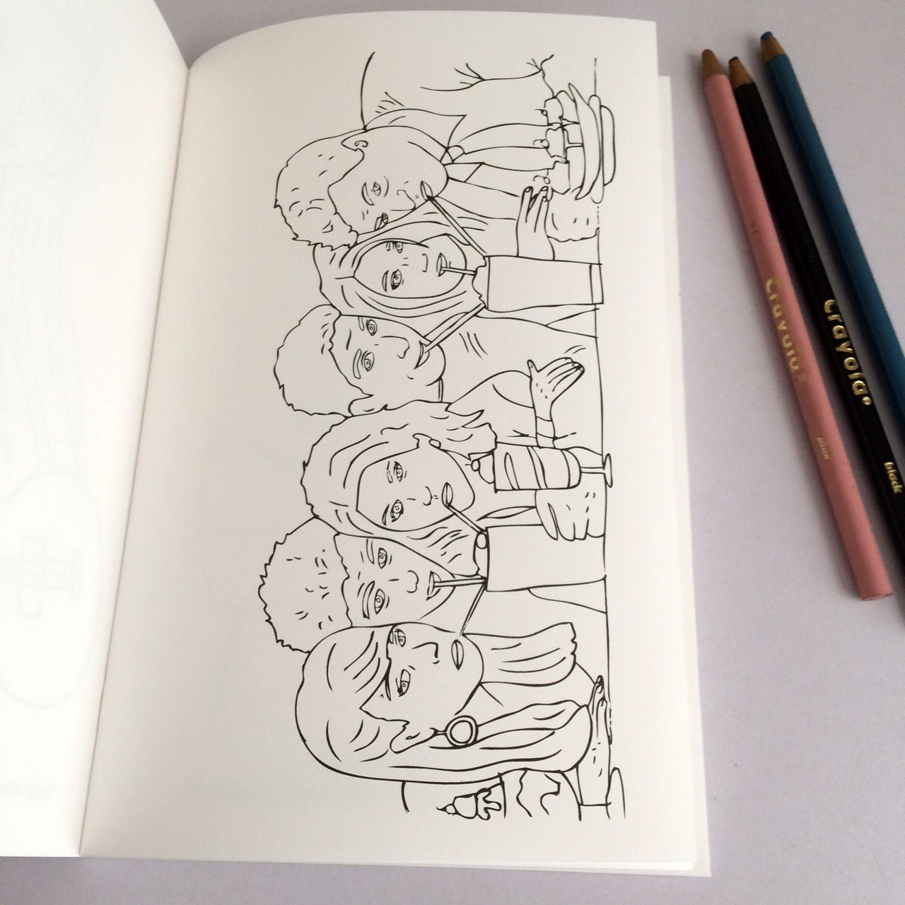 Friends Coloring Book 15 pages
