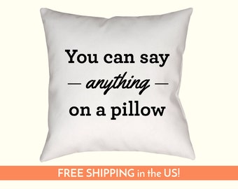 Unique funny quote pillow related items | Etsy