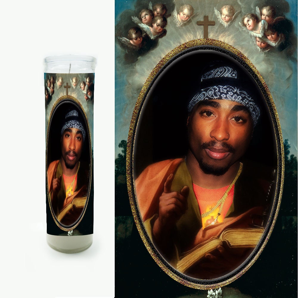 Tupac Shukar Angel Candle Saint Candle Tupac Prayer