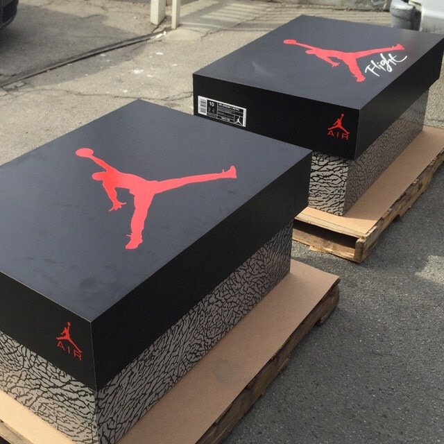 Giant shoe boxes Los Angeles by SoleShoeBoxes on Etsy