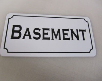 Basement signs | Etsy