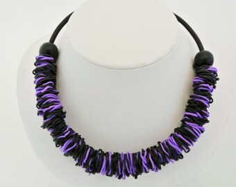 Rubber band necklace | Etsy