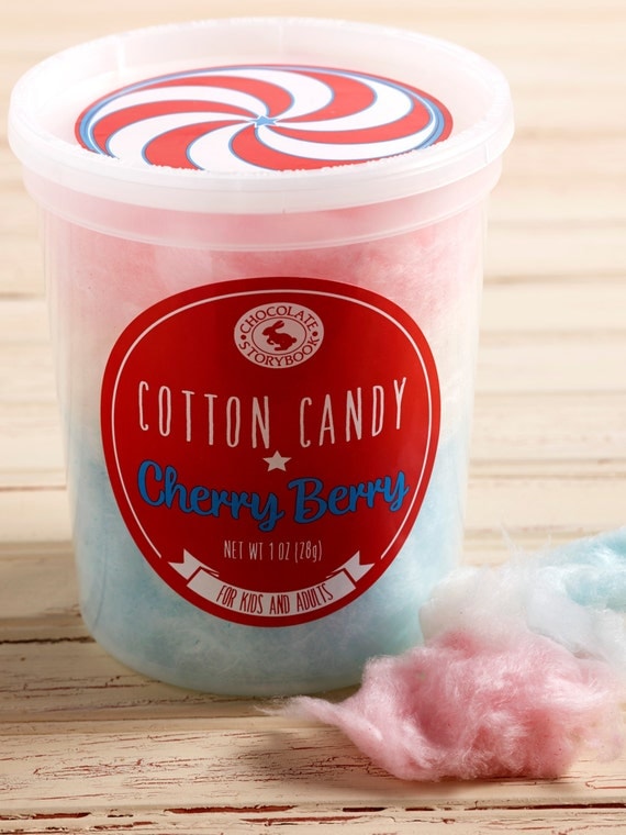 Cherry Berry Cotton Candy by ChocolateStorybook on Etsy