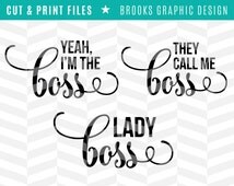 Popular items for boss svg on Etsy