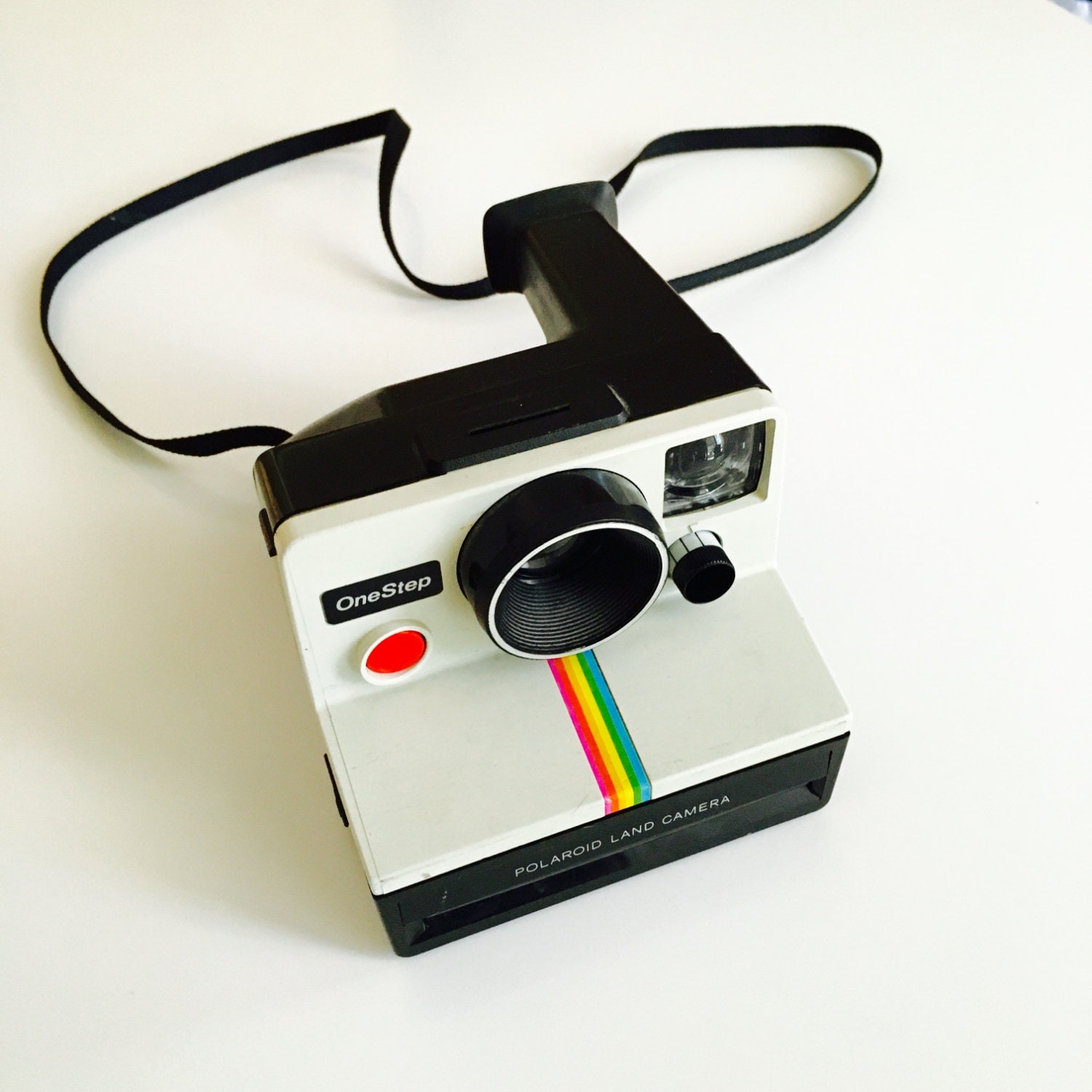 1970s Polaroid OneStep SX-70 Camera White by Honeydipvintage