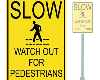 Drive slow sign | Etsy