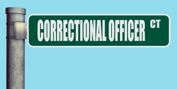 Correctional Officer CT Street Sign Court Heavy Duty Aluminum