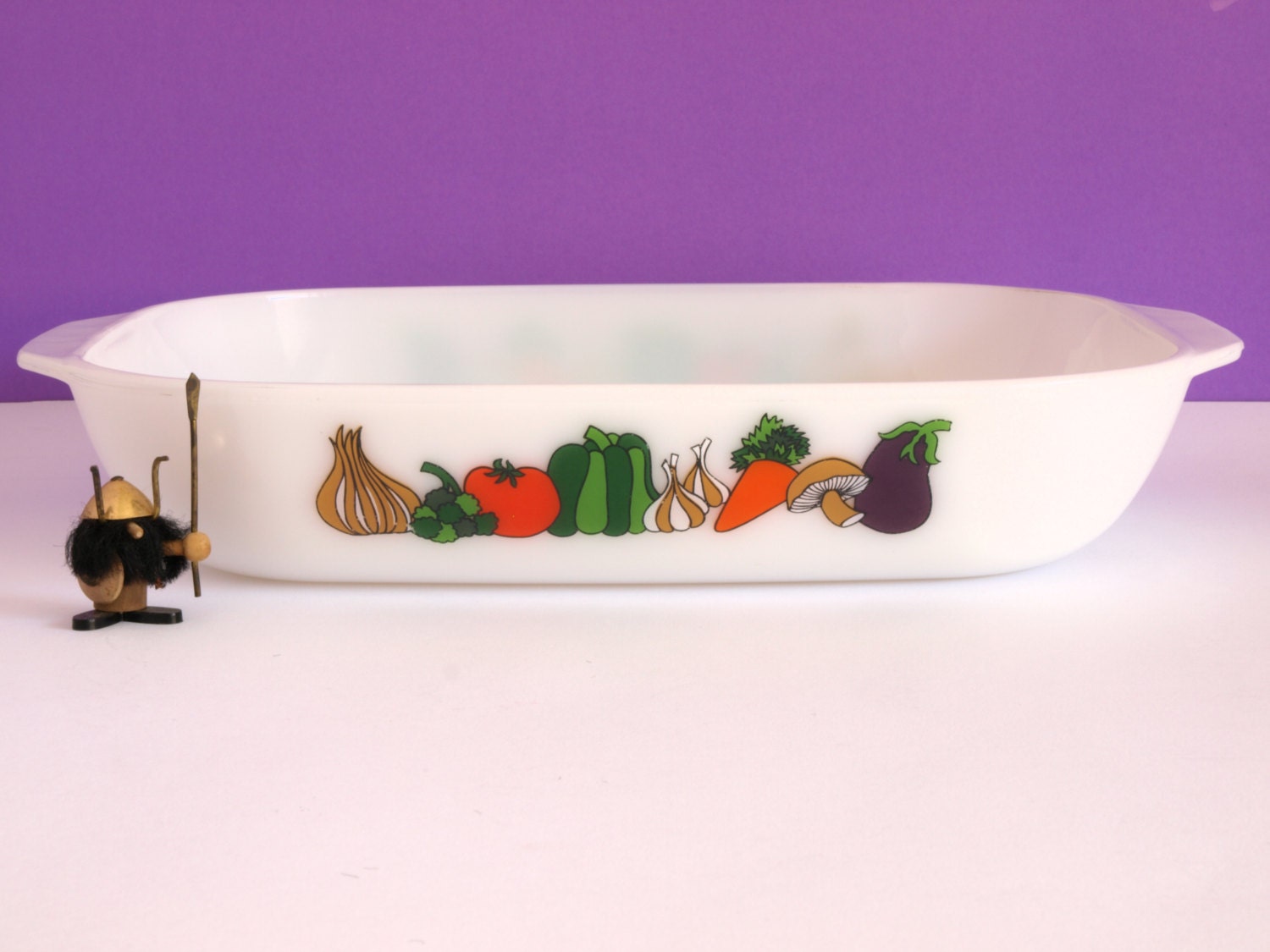 Retro Vintage JAJ Pyrex 60s Kent Pattern – Easy Roast Dish 535 – Pyrex ...