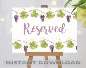 Reserved sign | Etsy