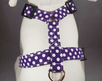 Purple dog harness | Etsy
